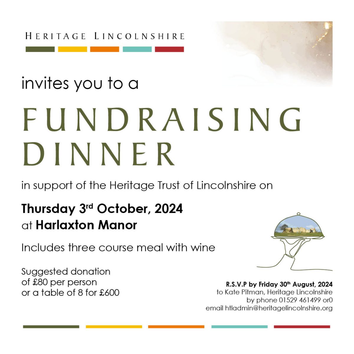 Fundraising Dinner 2024 • Heritage Lincolnshire
